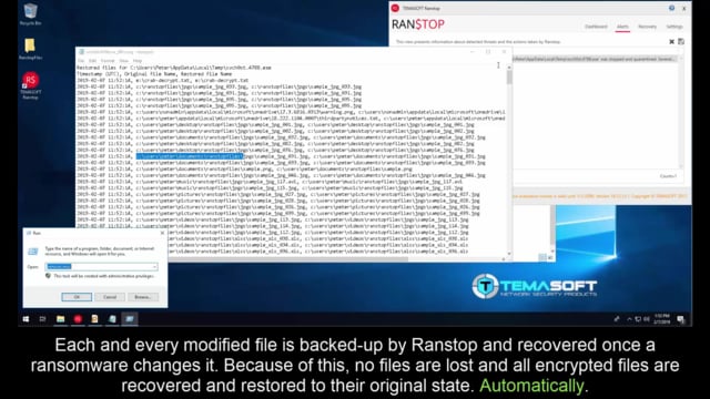 Ranstop blocks LockerGoga ransomware - Temasoft